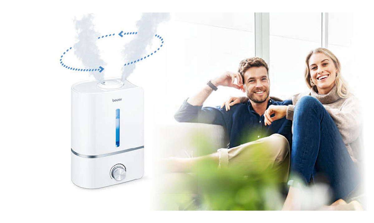 Beurer Air Humidifier, 25W, 30m2 Coverage. - eXtra Saudi