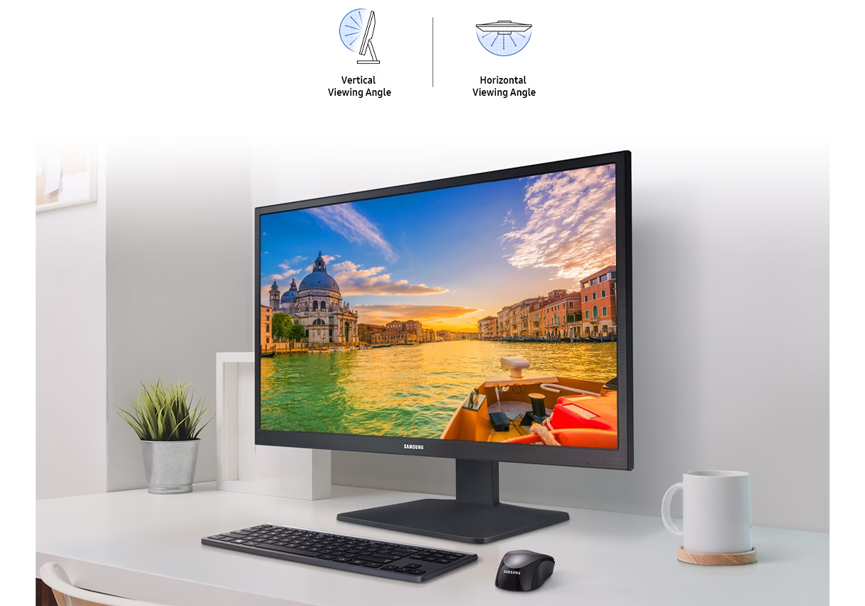 SAMSUNG FHD Flat Monitor 22 inch with Wide Viewing Angle, Black - eXtra ...