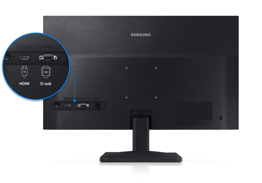 SAMSUNG FHD Flat Monitor 22 inch with Wide Viewing Angle, Black - eXtra ...