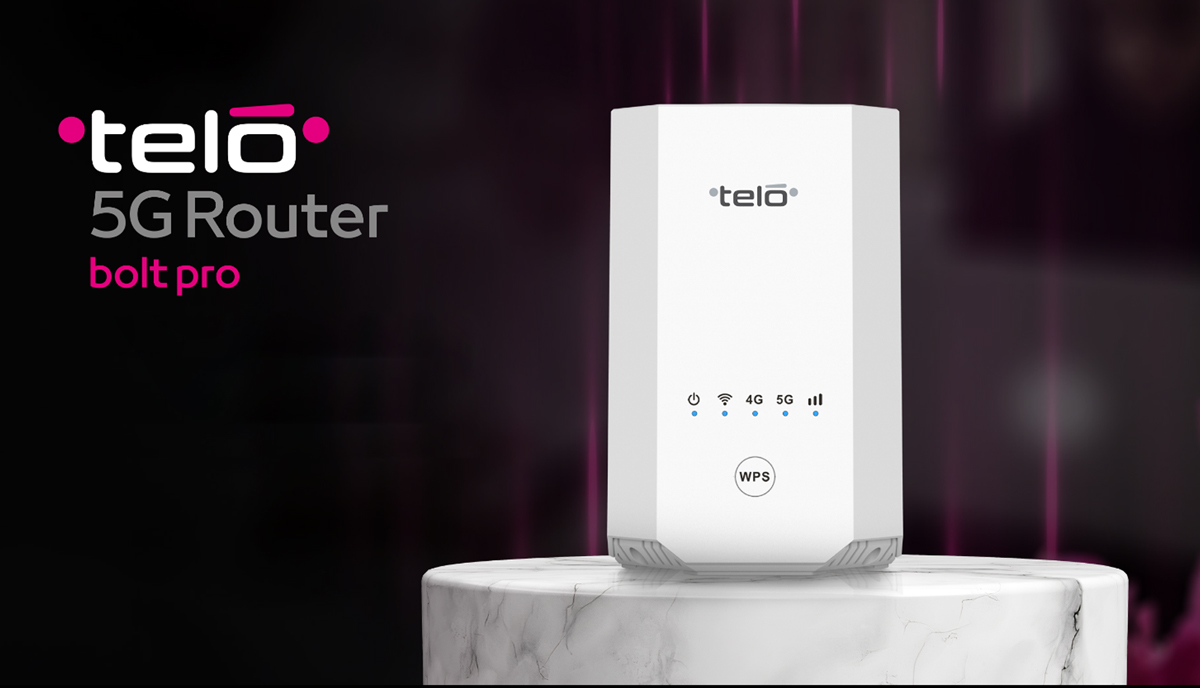 TELO, 5G Bolt Pro Home Router, Speed Up to 4.0Gbps, Up to 128 Users ...